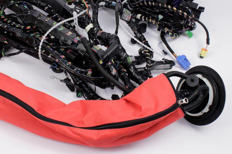 Individual wiring harness packaging from the manufacturer